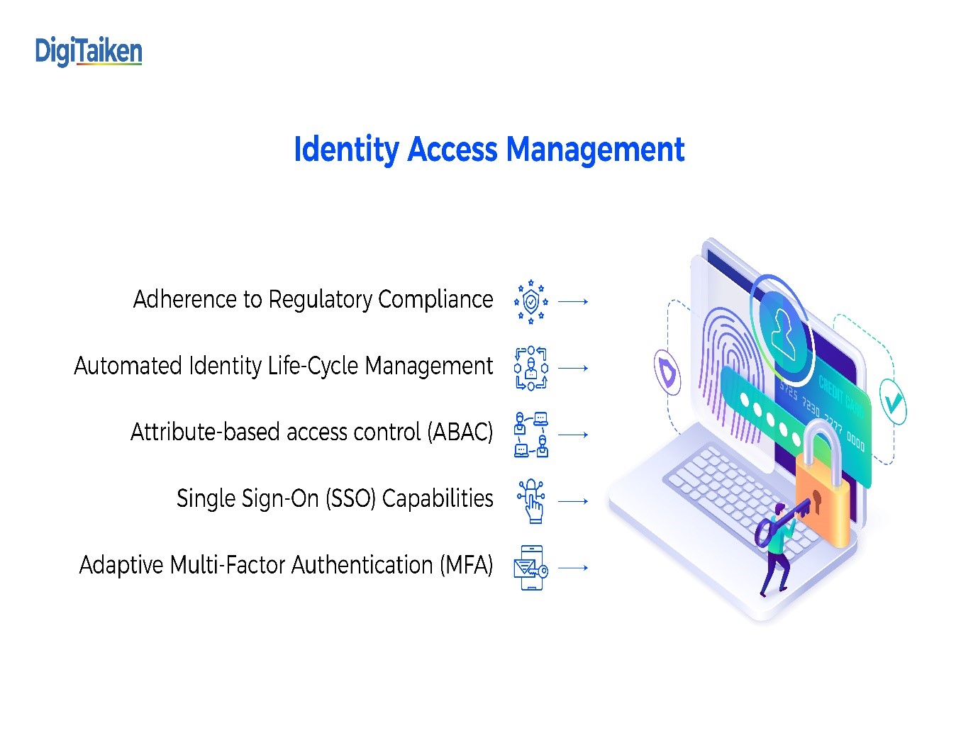Top IAM Features | Enhancing Seamless Company Operations | Digitaiken Tech